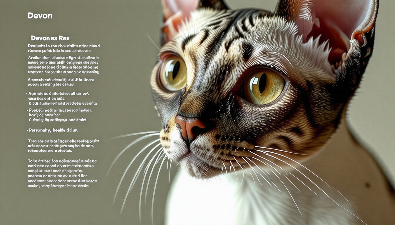Devon Rex, : apparence, caractère, histoire, santé et alimentation