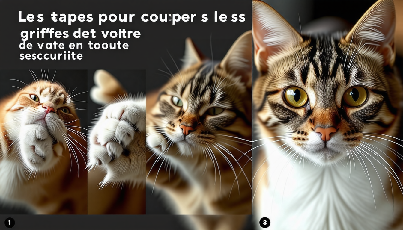 Les étapes pour couper les griffes de votre chat en toute sécurité