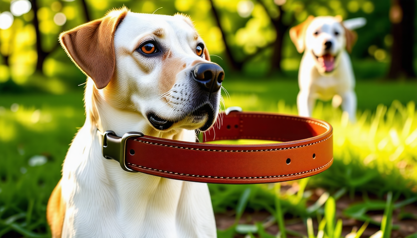 Le guide ultime pour choisir le collier en cuir parfait pour votre chien